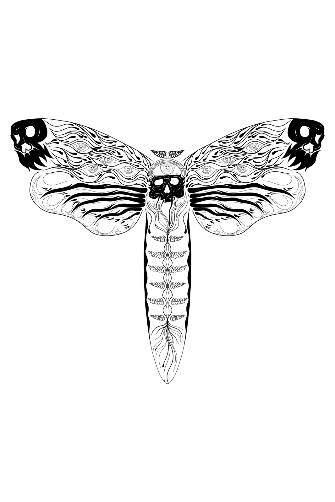 Spooky Little Bleach - spooky, hand painted clothing made with bleach ...